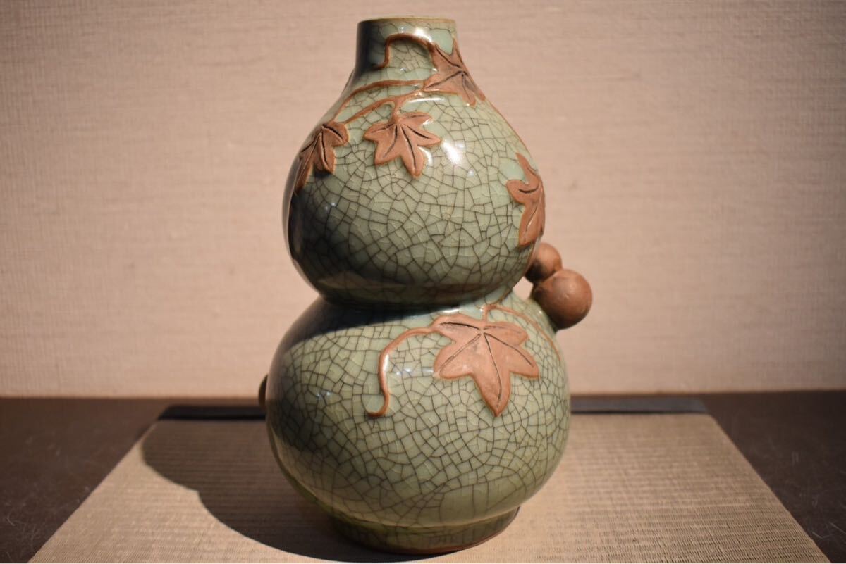 Yahoo!オークション - 【GE】Z122【コレクター所蔵品】時代 哥窯飄形花...