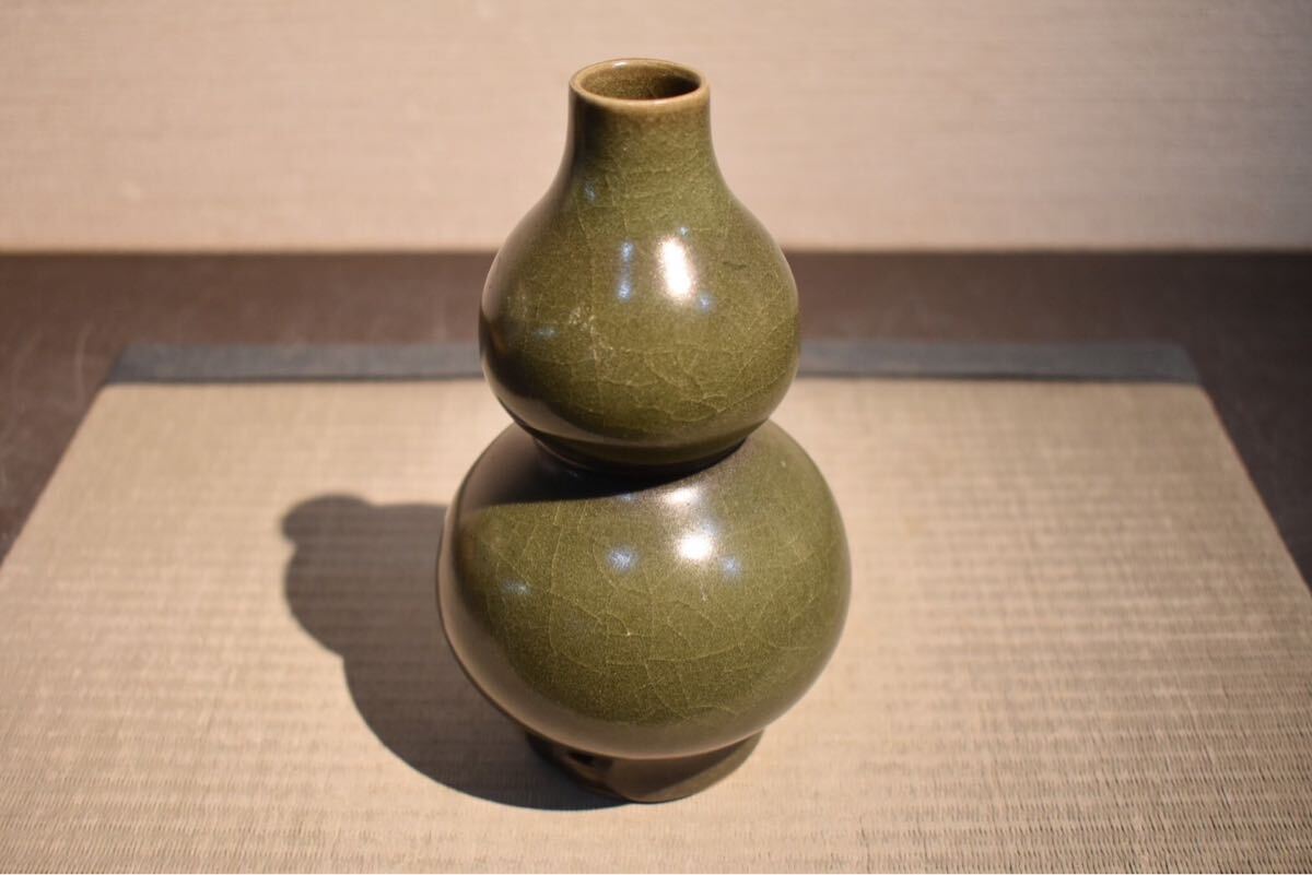 Yahoo!オークション - 【GE】Z137【コレクター所蔵品】時代 飄形花瓶/...