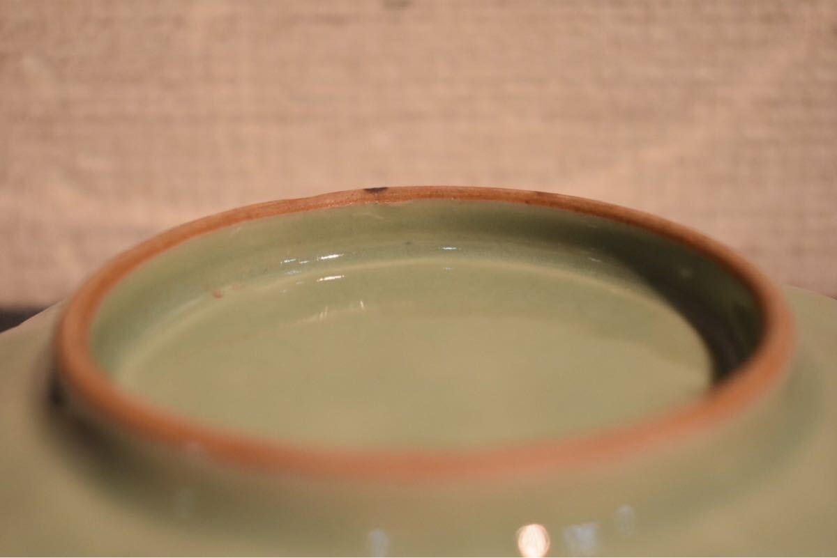 Yahoo!オークション - 【GE】Z153【コレクター所蔵品】時代 青磁草花紋...