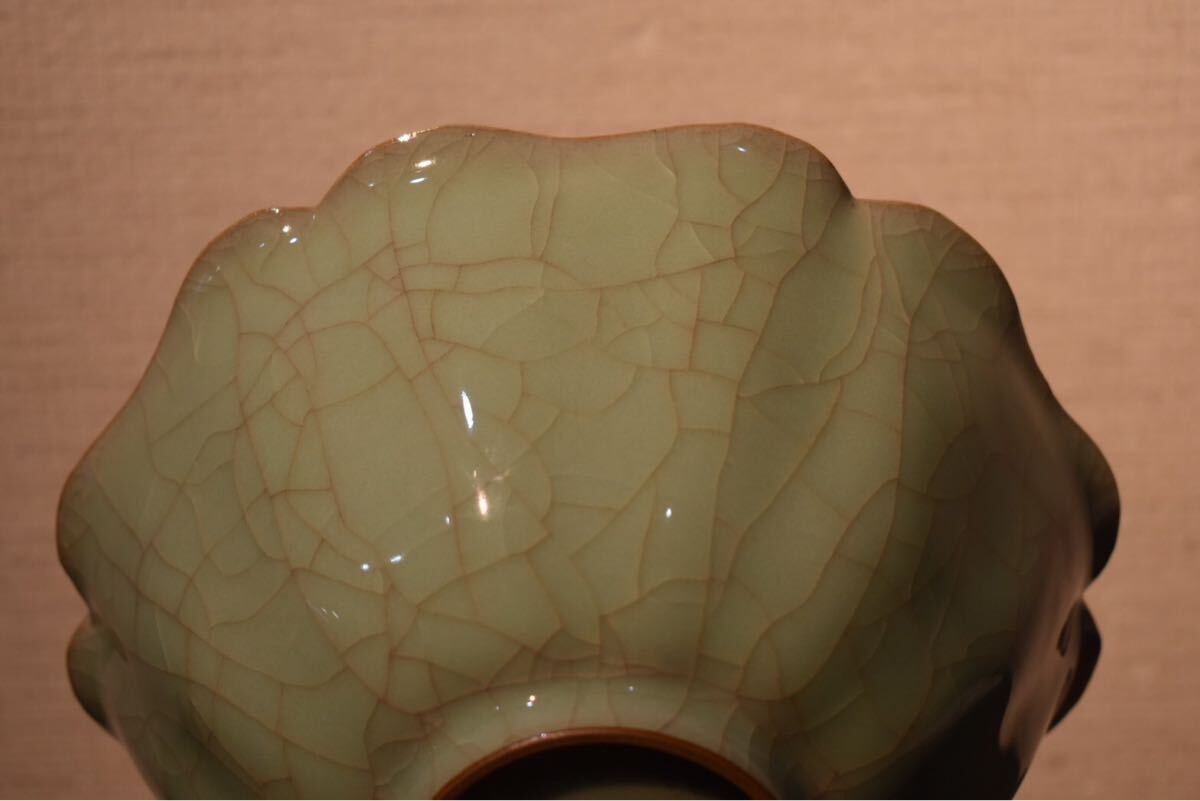 Yahoo!オークション - 【GE】E152【コレクター所蔵品】川瀬忍 青磁鉢 ...