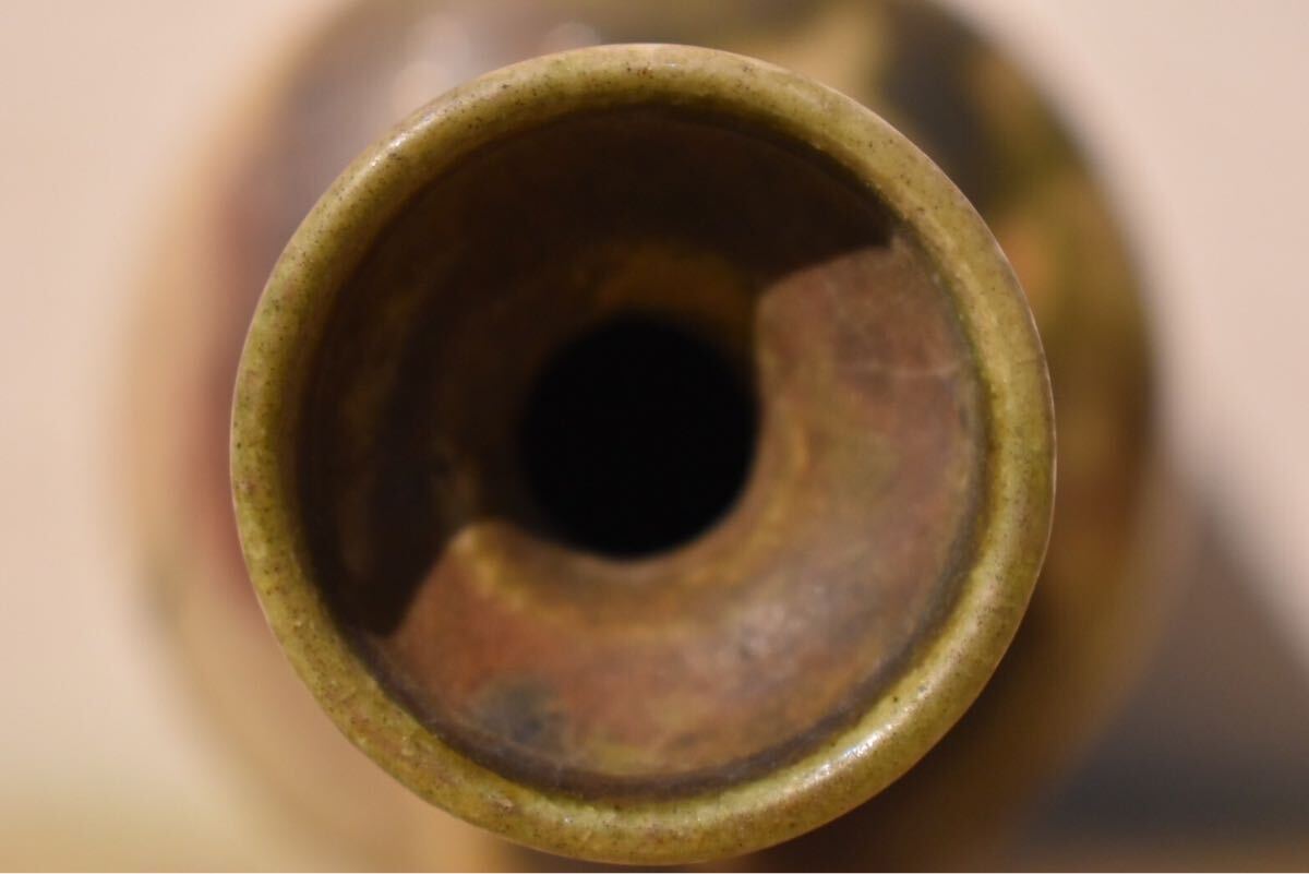 Yahoo!オークション - 【GE】M147【コレクター所蔵品】時代 織部徳利/...