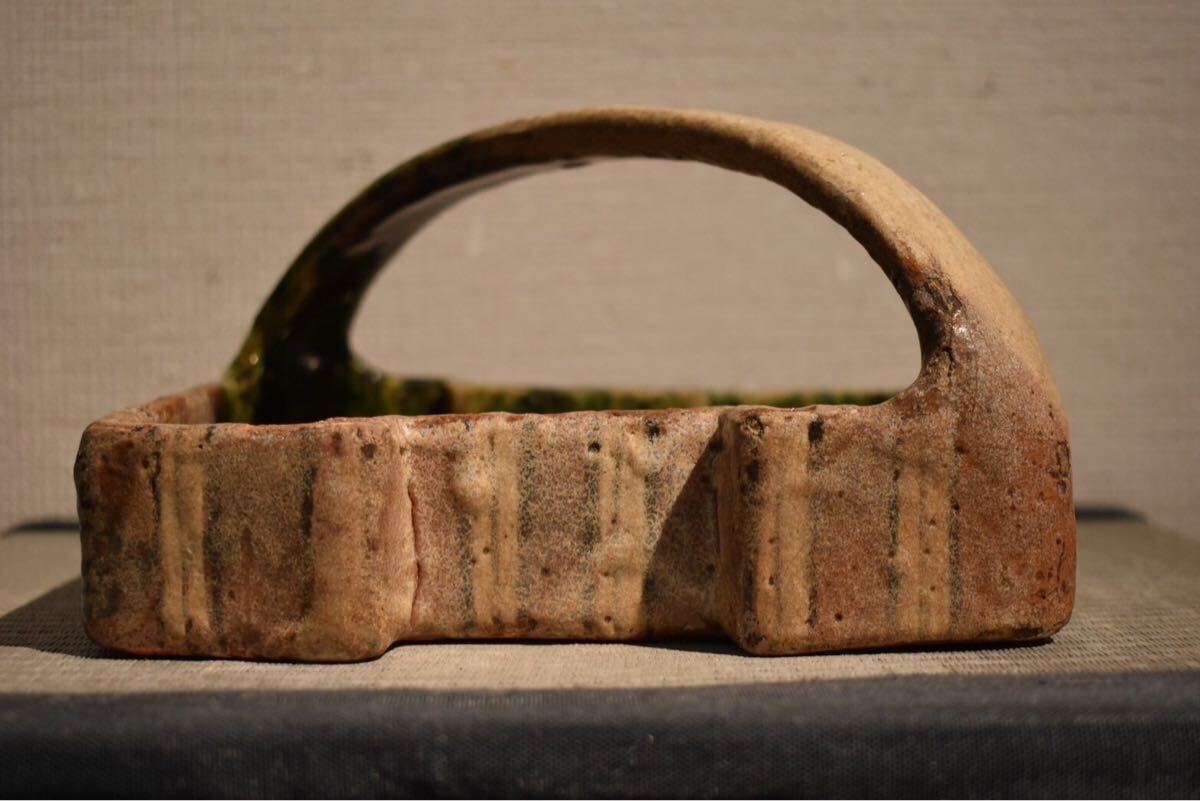 Yahoo!オークション - 【GE】M154【コレクター所蔵品】時代 織部手鉢/...