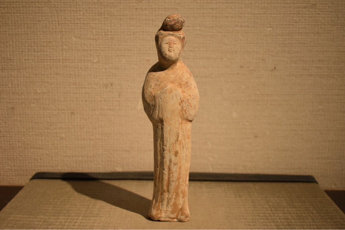 Yahoo!オークション - 【GE】Y241【コレクター所蔵品】時代 加彩人物置...