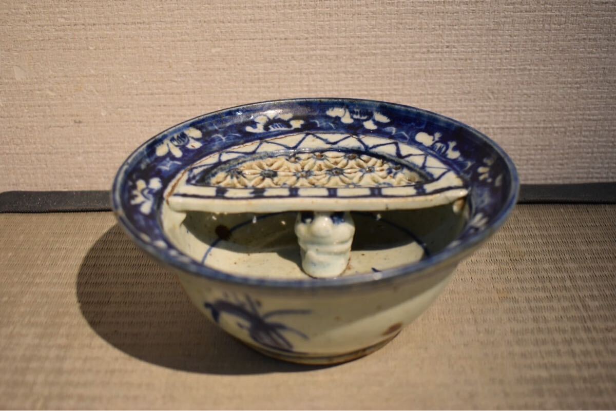 Yahoo!オークション - 【GE】E192【コレクター所蔵品】時代 青花碗形筆...