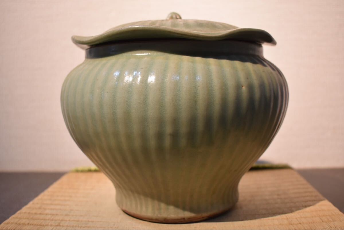 Yahoo!オークション - 【GE】Y302【コレクター所蔵品】時代 青磁蓋物