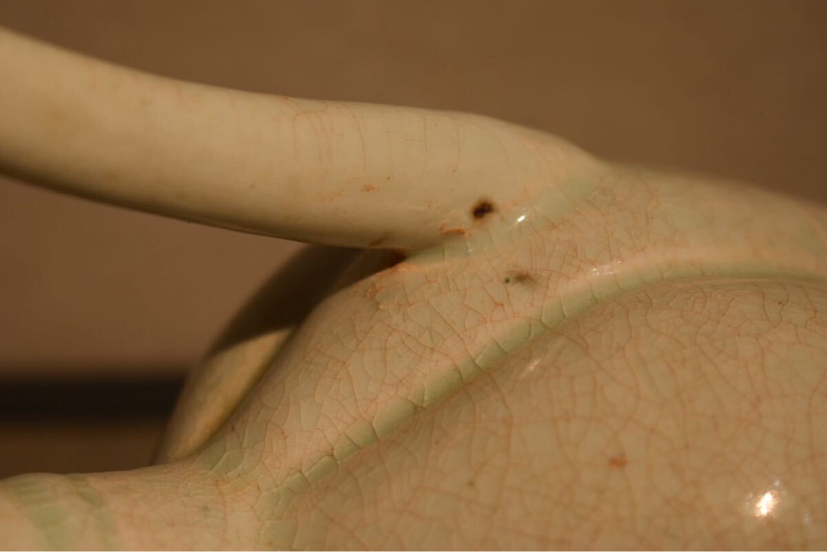 日本代購代標第一品牌【樂淘letao】－【GE】Z222【コレクター所蔵品】時代 白磁水注/中国古玩 中国美術 水注 骨董品 時代品 美術品 古美術品