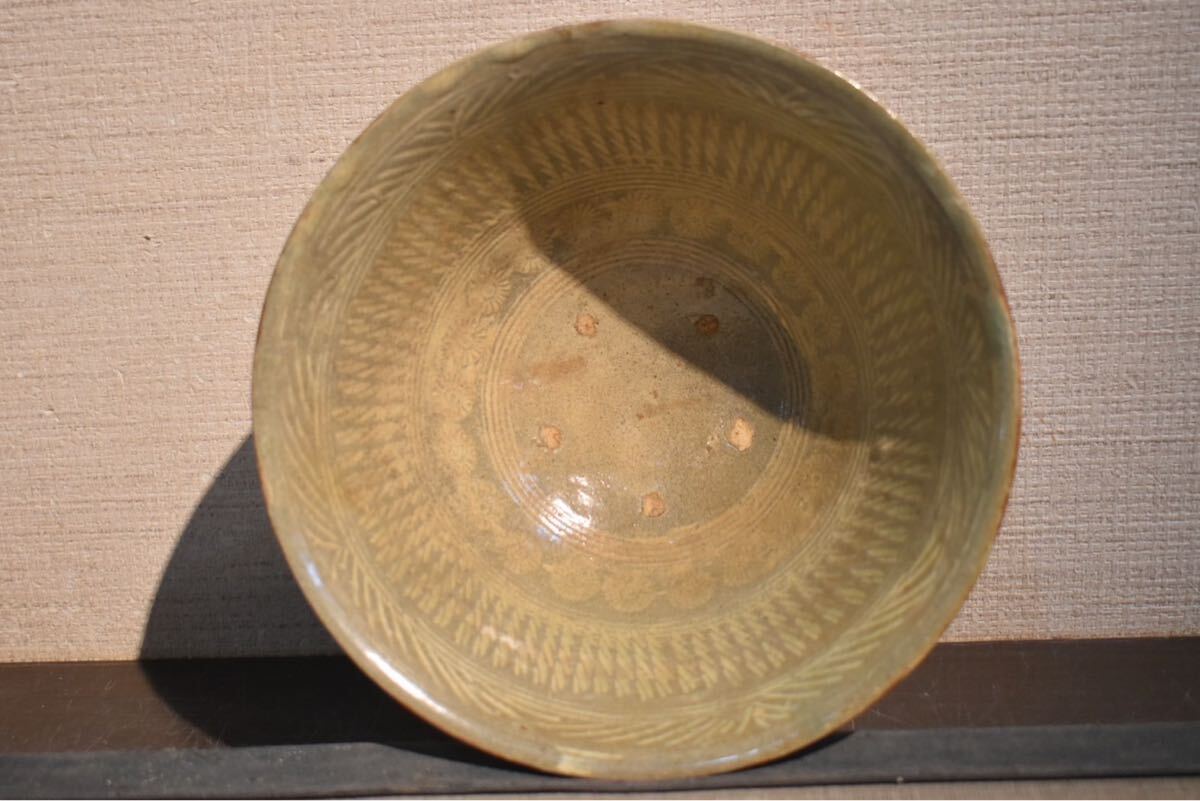 Yahoo!オークション - 【GE】Z259【コレクター所蔵品】時代 三島鉢 遠...