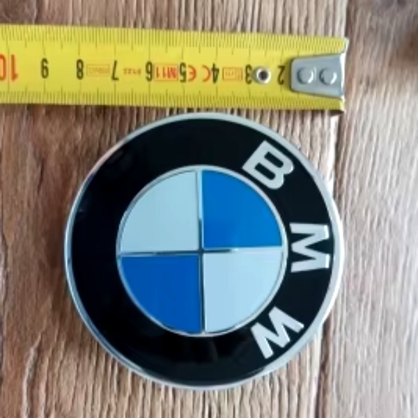 Yahoo!オークション - 82mm BMW ボンネットエンブレム フロントエンブ...
