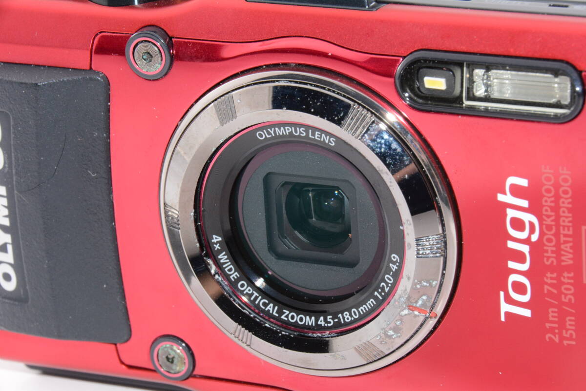 Yahoo!オークション - 【外観並級】オリンパス OLYMPUS TG-3 レッド #j...