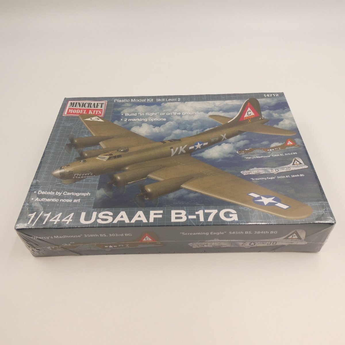 Yahoo!オークション - プラモデル スキルレベル2 1/144 USAAF B-17G 軍...