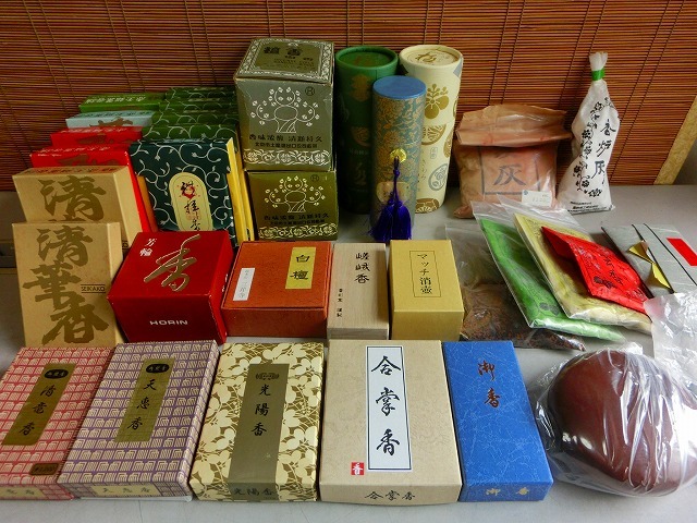 Yahoo!オークション - し3AS 香道具 まとめ 沈香 線香 お香 刻み 白檀 ...