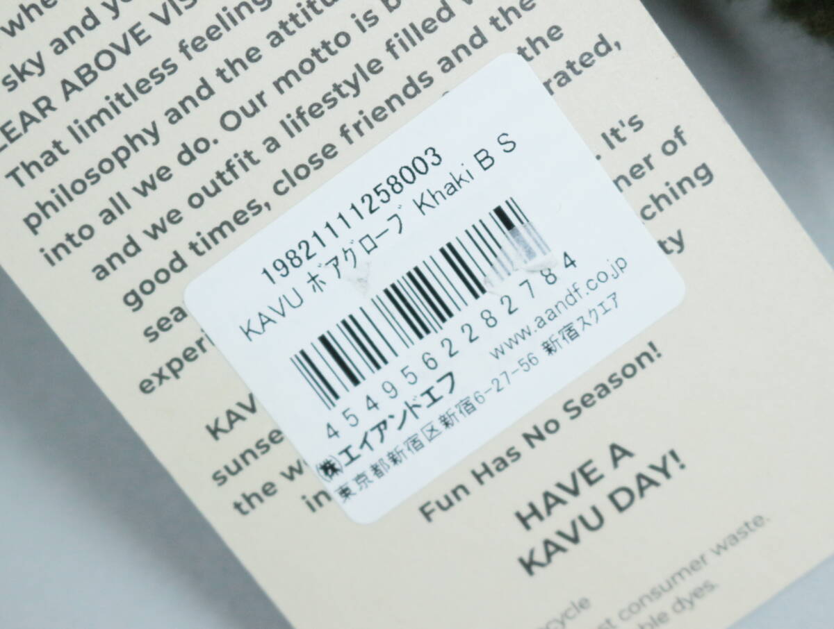 Yahoo!オークション - Y267/新品 未使用/カブー/KAVU/ボアグローブ/秋 ...