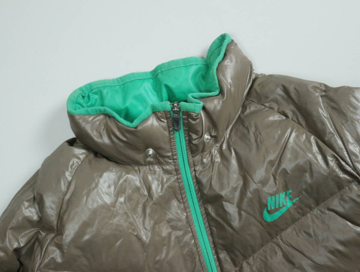 Yahoo!オークション - Y466/NIKE/ナイキ/肉厚/防寒/フーデッドダウンジ...