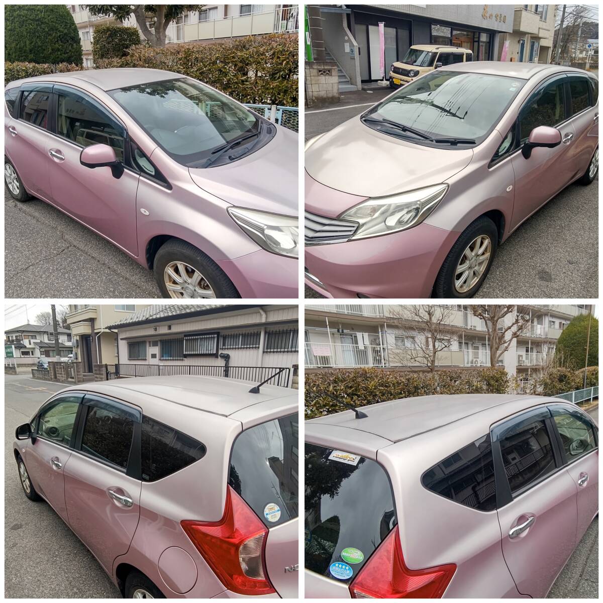 Yahoo!オークション - 日産 ノート E12 メダリスト ナデシコピンク ETC...