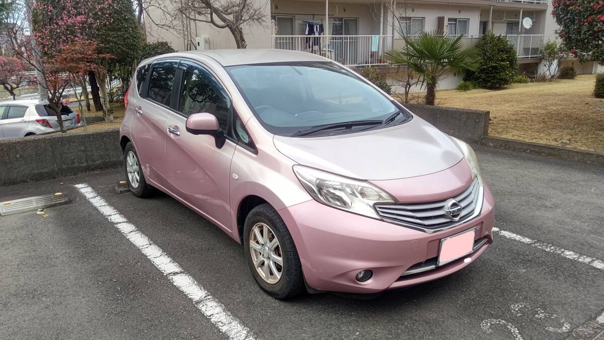 Yahoo!オークション - 日産 ノート E12 メダリスト ナデシコピンク ETC...