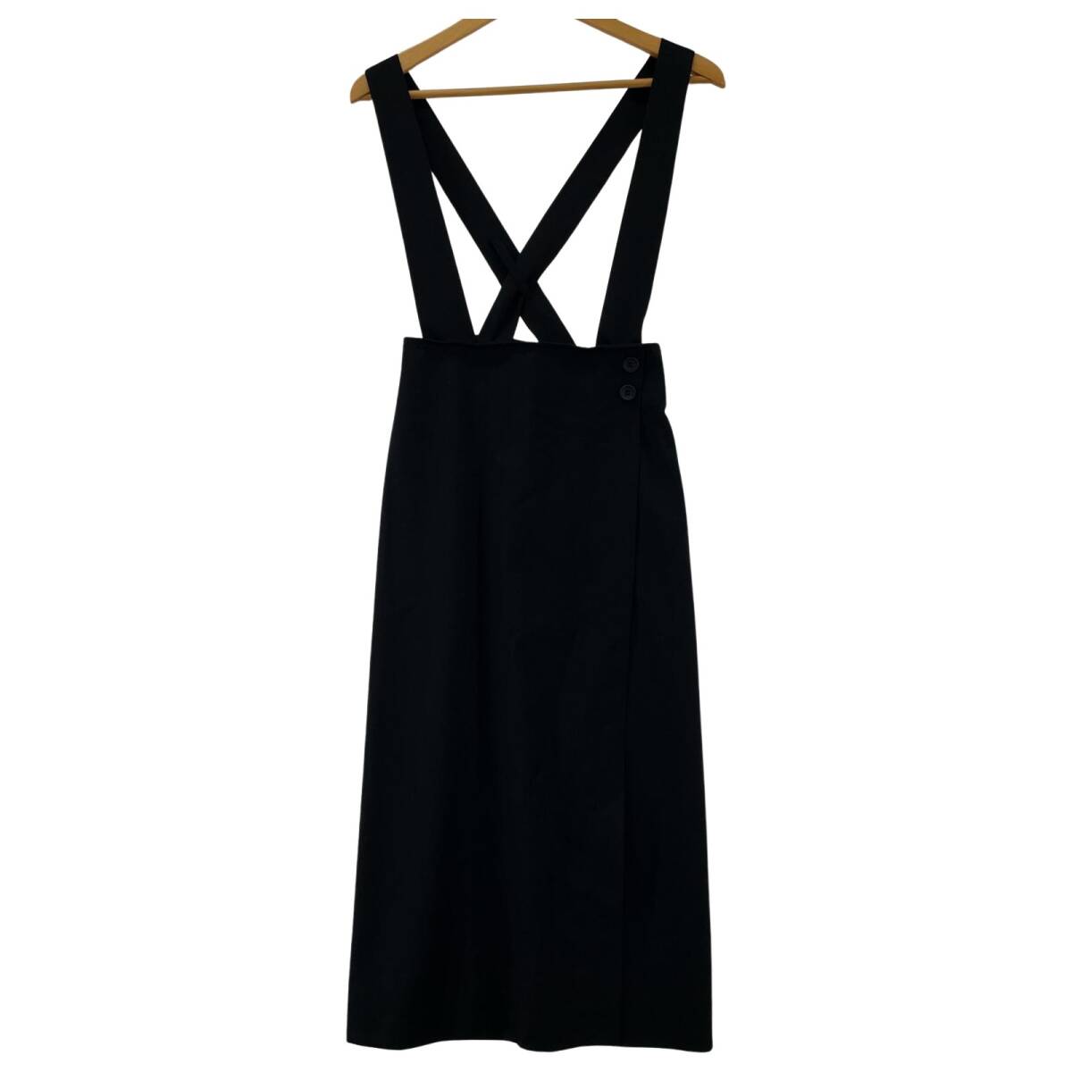 INDIVI インディヴィ 2way スリット ナロー ジャンパースカート size03/ブラック(その他)｜売買されたオークション情報、yahooの商品情報をアーカイブ公開 - オークファン ...