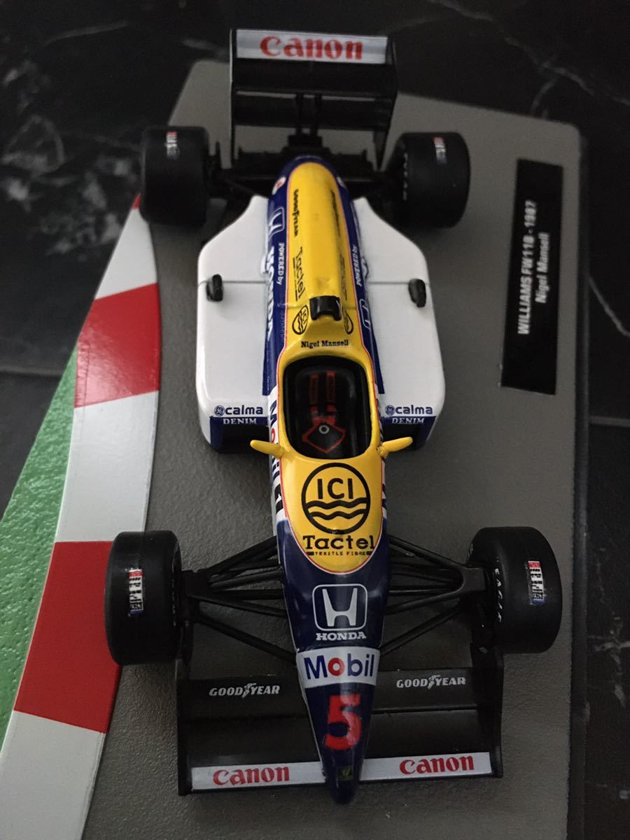Yahoo!オークション - F1マシンコレクション ウィリアムズFW11B ナイジ...