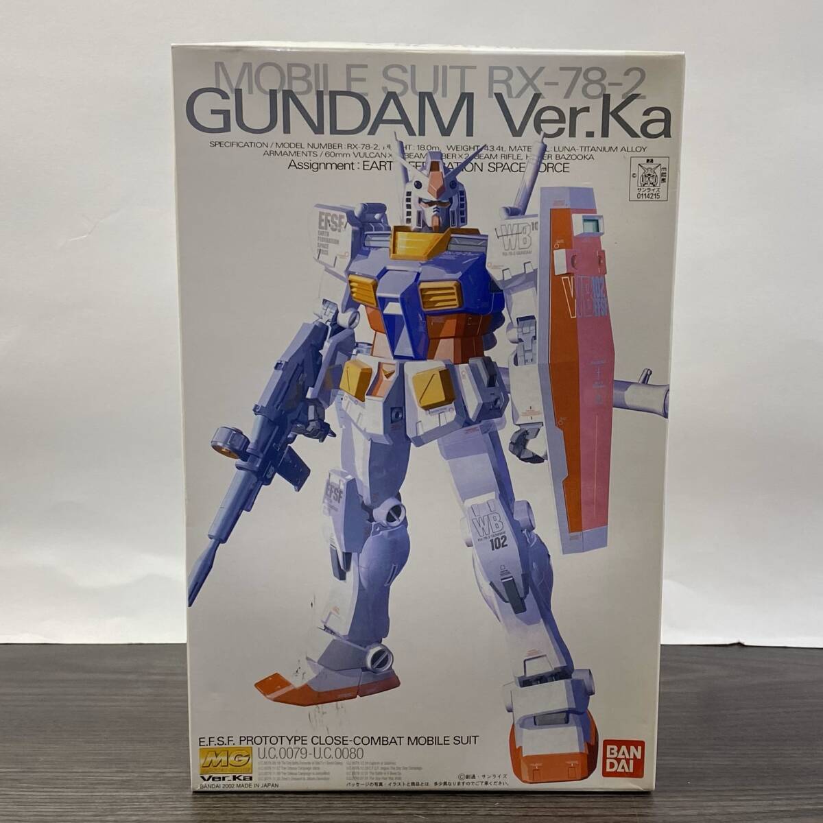 Yahoo!オークション - A615 1円～ 未組立 MG 1/100 RX-78-2 ガンダム V...