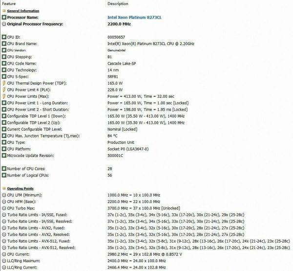 Yahoo!オークション - Intel Xeon Platinum 8273CL SRF81 28C 2.2GHz L...