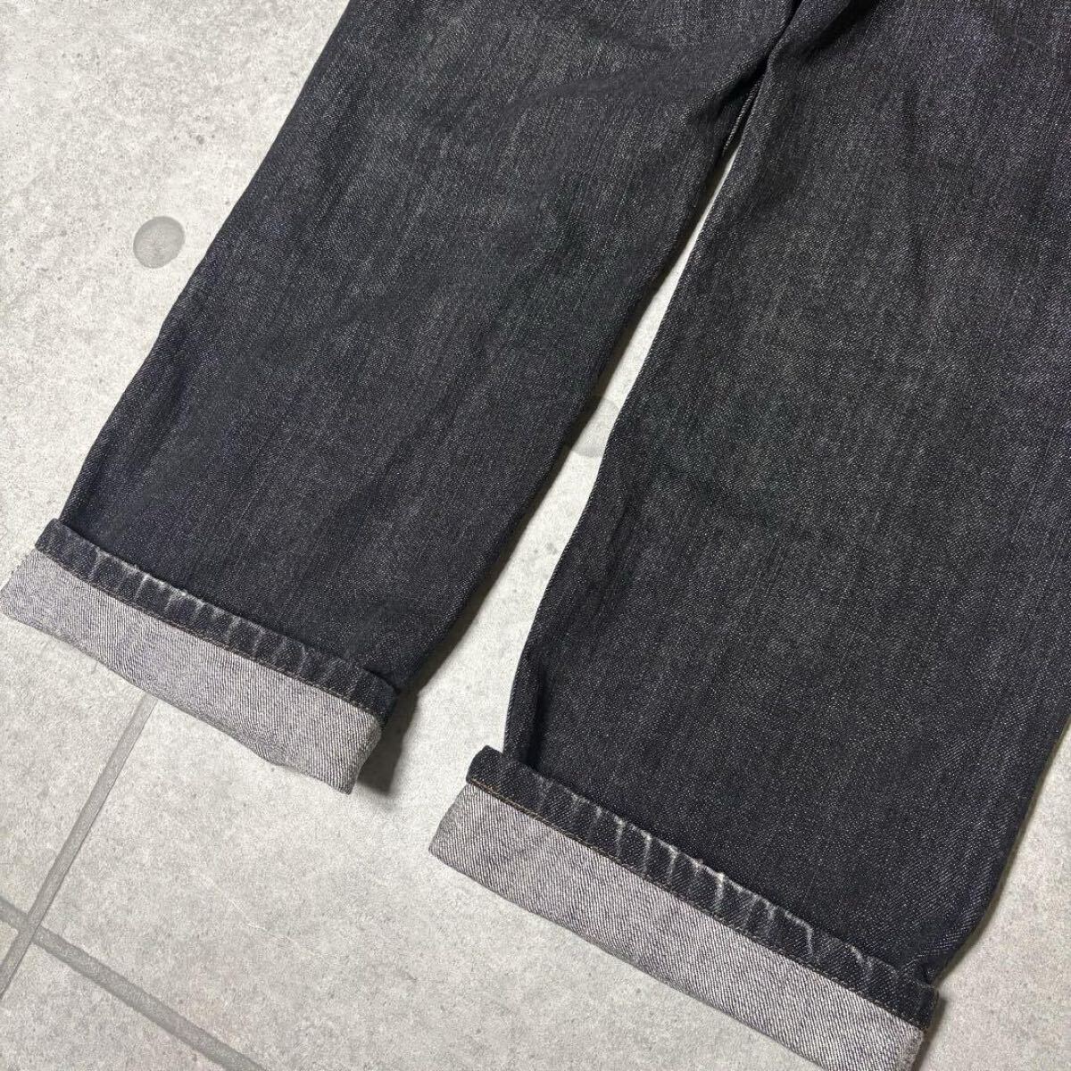 色残り抜群 Levi's 533 ブラックデニム 廃盤 先染め ストレート 色残り抜群 Levi's 533 ブラックデニム 廃盤 先染め ストレート