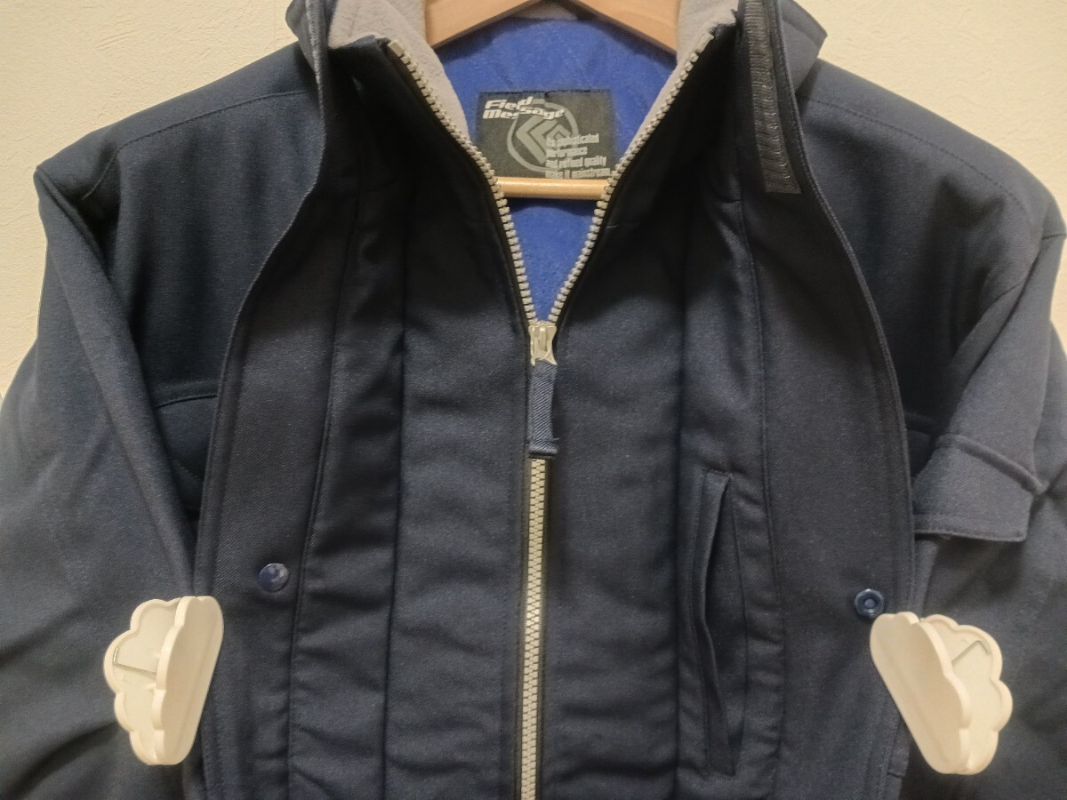 Yahoo!オークション - 3167 自重堂48290Field message防寒ブルゾンMサ...