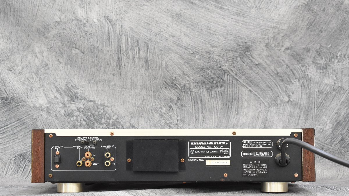 Yahoo!オークション - 【 J 】1565 Marantz CD-94 CDプレイヤー マラン...