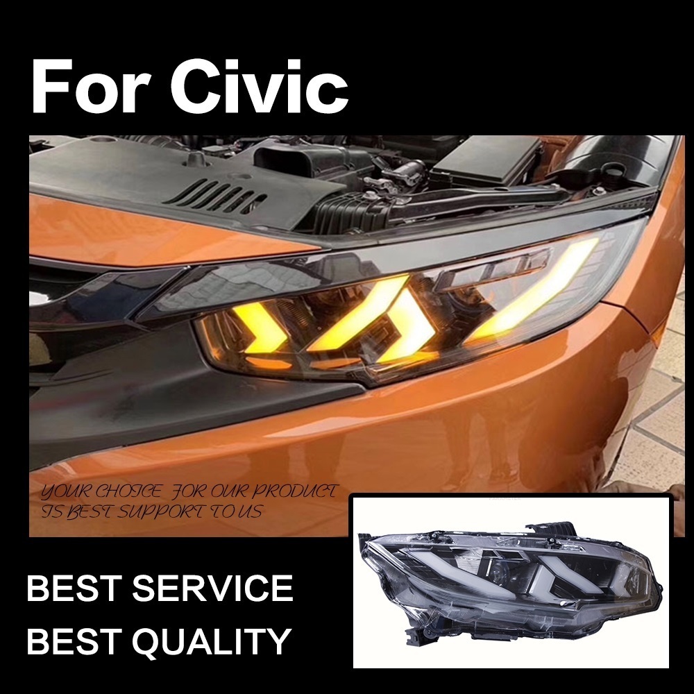 Yahoo!オークション - シビック FK8 FK7 FC1 LED ヘッドライト 左右 ヘ...