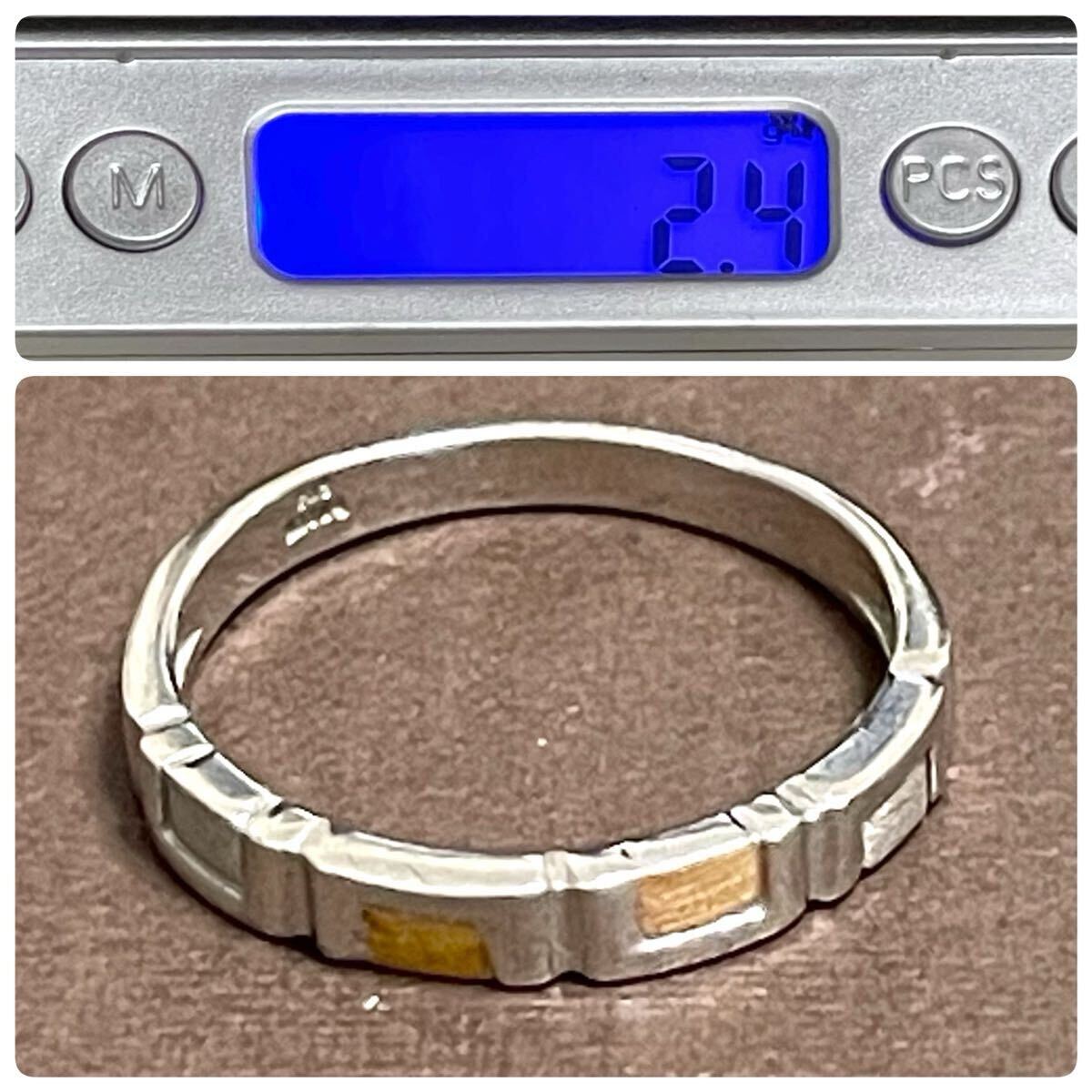 リング 指輪 ホワイトゴールド 刻印 k18 k18WG 750 ゴールド 重 リング 指輪 ホワイトゴールド 刻印 k18 k18WG 750 ゴールド 重
