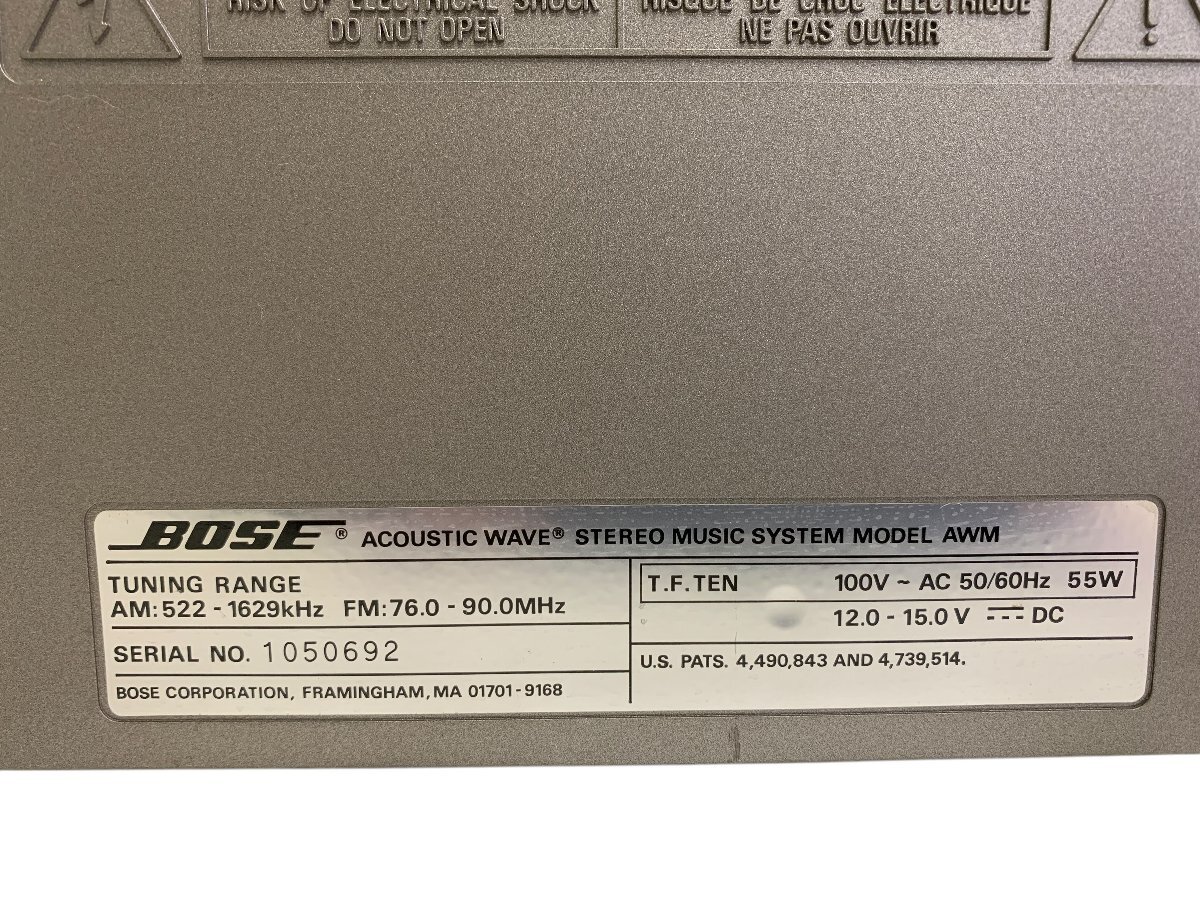 Yahoo!オークション - BOSE ボーズ ACOUSTIC WAVE STEREO MUSIC SYSTEM...