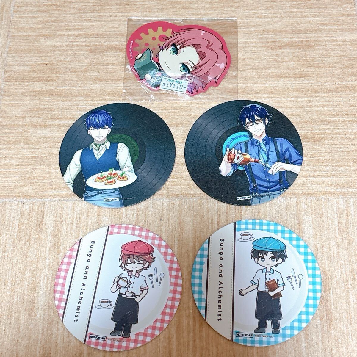 Yahoo!オークション - 文豪とアルケミスト 紙類5点セット 文アル eeoカ...