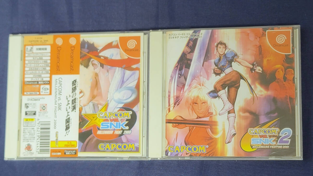 Yahoo!オークション - DC ソフト CAPCOM VS SNK 1&2セット