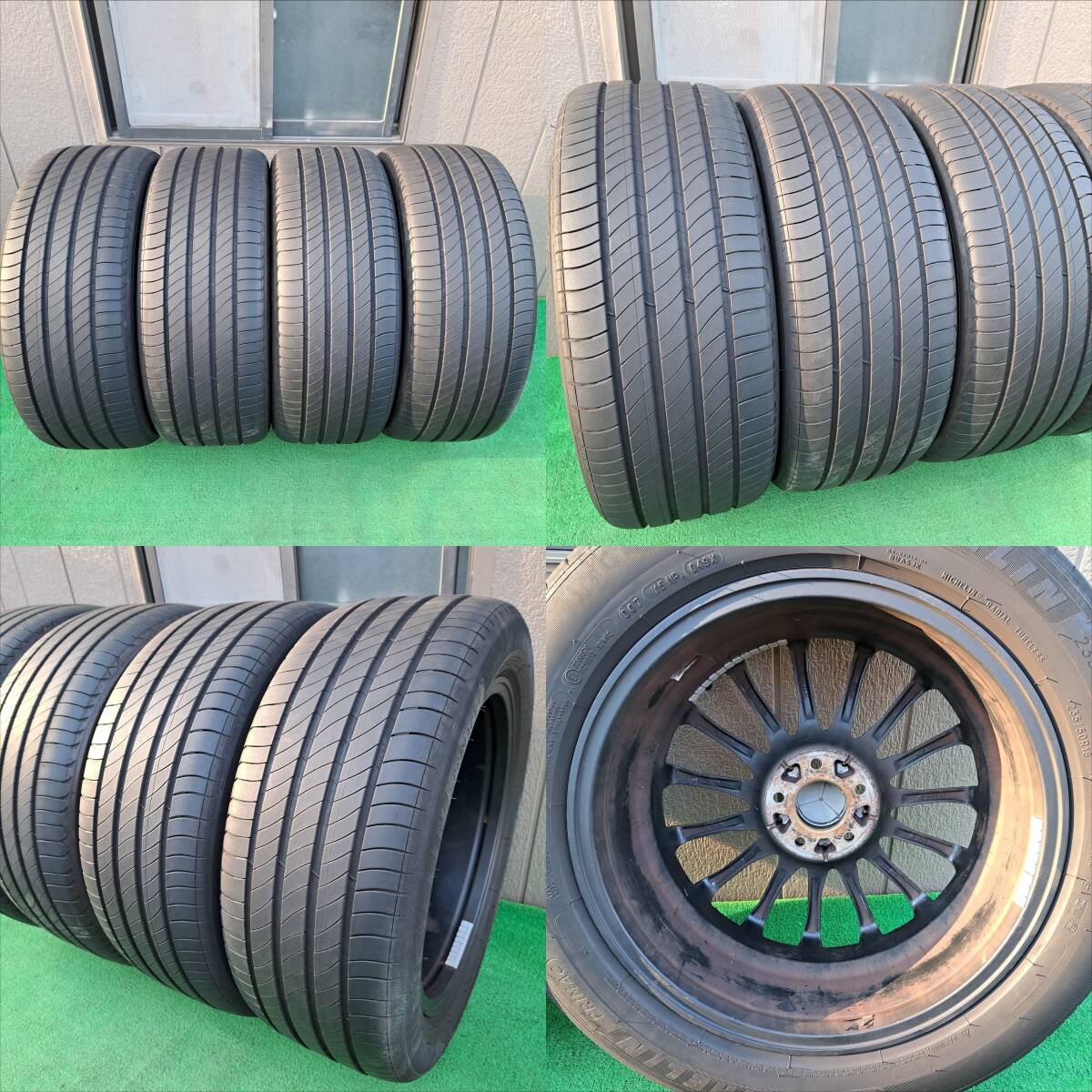 Yahoo!オークション - メルセデスベンツ 社外 EURO TECH 18×7.5J P112...