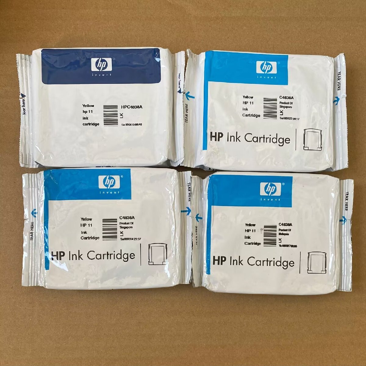 Yahoo!オークション - 送料無料 未使用 HP 純正インクカートリッジ HP1...