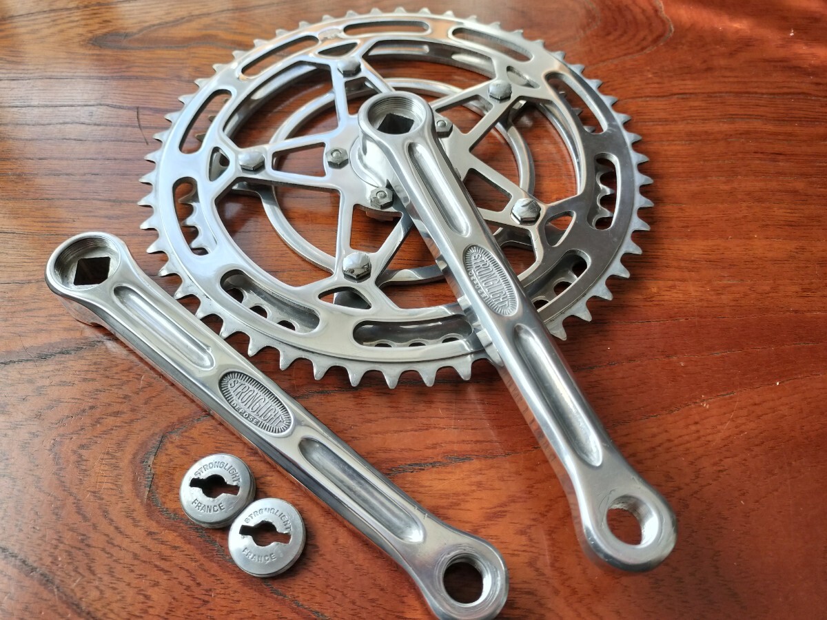Yahoo!オークション - STRONGLIGHT 49D クランク 52-45 MARQUE無 小ボ...