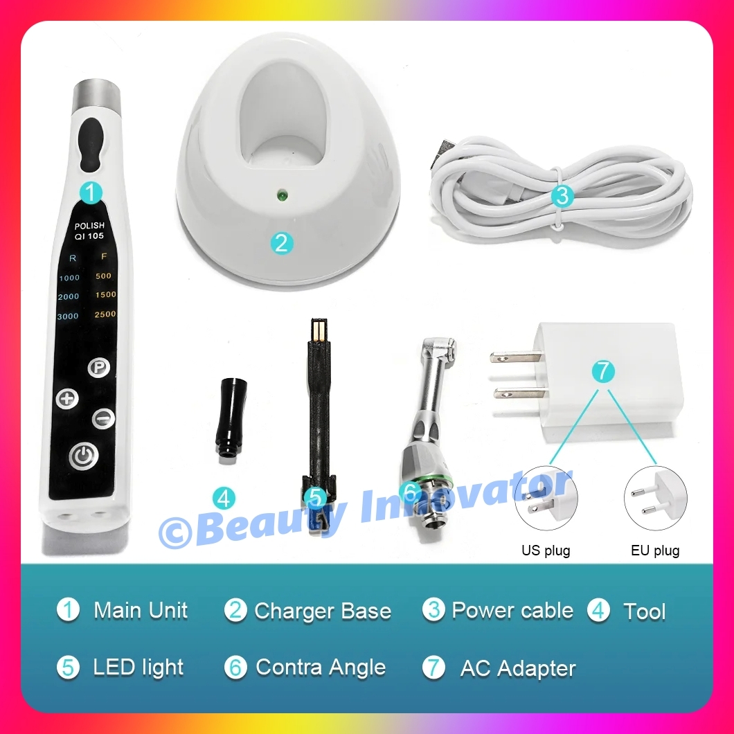 Yahoo!オークション - 77点目 [32J] 大人気 コードレスPMTC 歯面清掃 ...