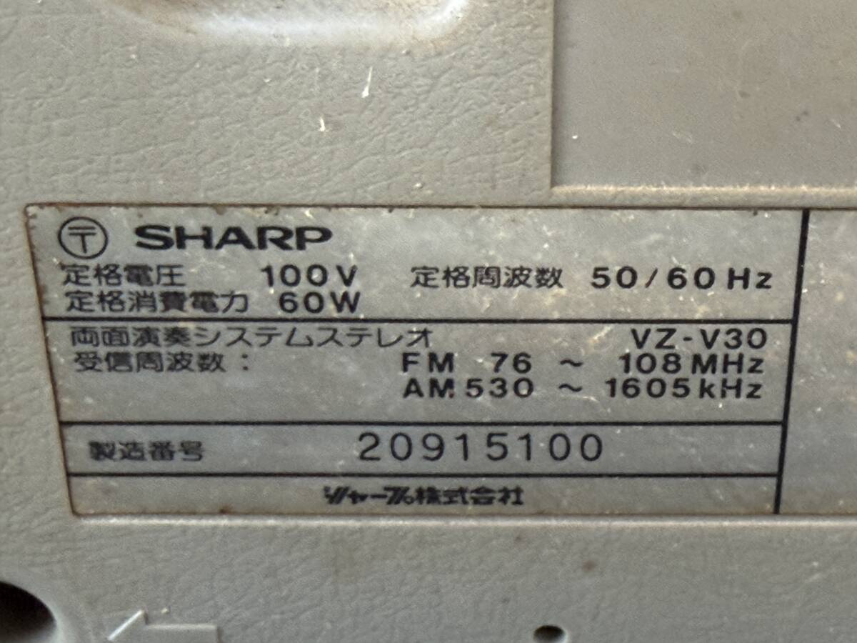 Yahoo!オークション - SHARP シャープ VZ-V30 Auto Disc V30 DUAL PLAY...