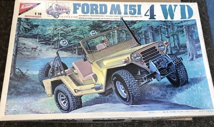 Yahoo!オークション - Nichimo 1/16スケール フォード M151 当時物