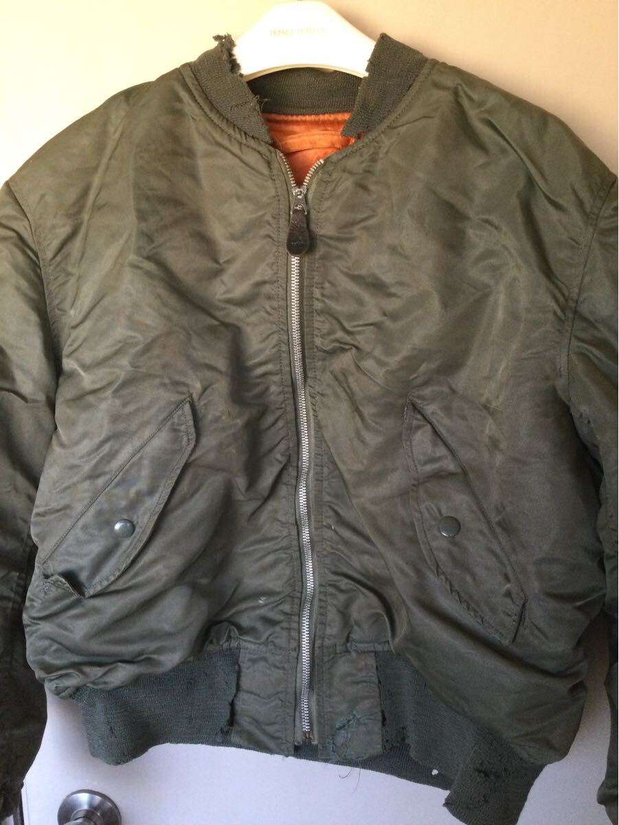 Yahoo!オークション - ダメージ系60-70's米軍実物USAFアルファ社ALPHA ...