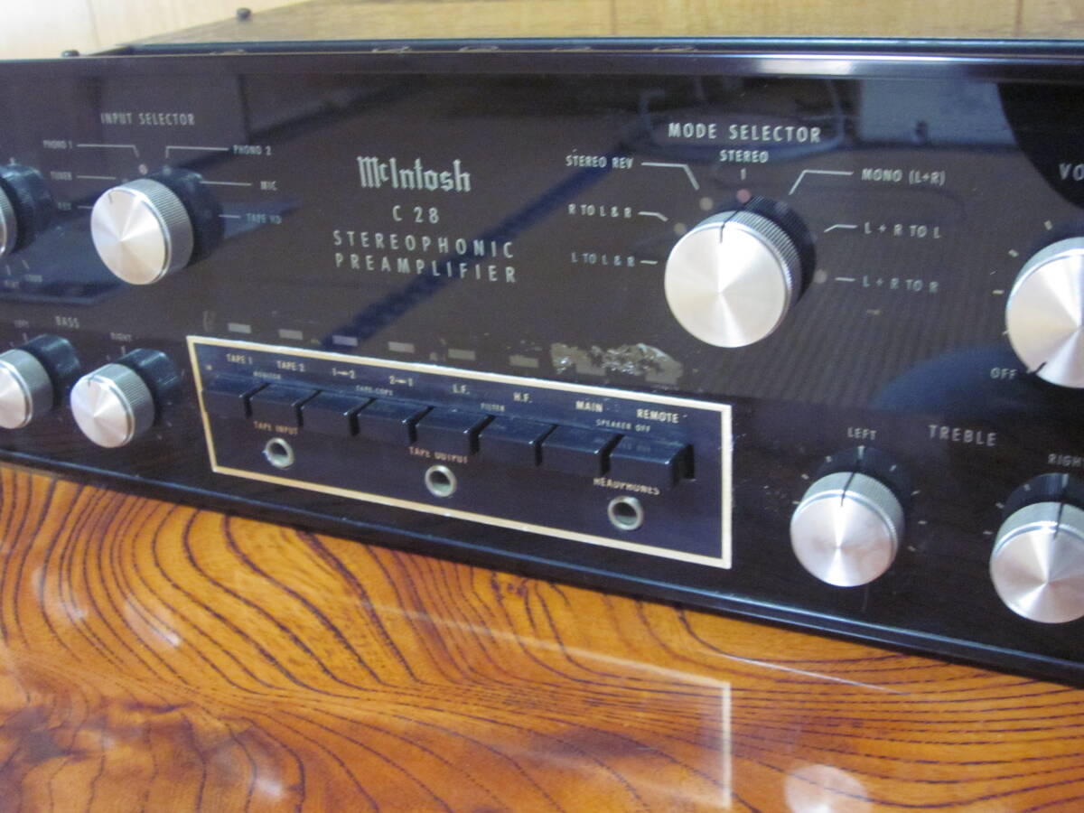 Yahoo!オークション - McIntosh マッキントッシュ C28 プリアンプ ジャ...