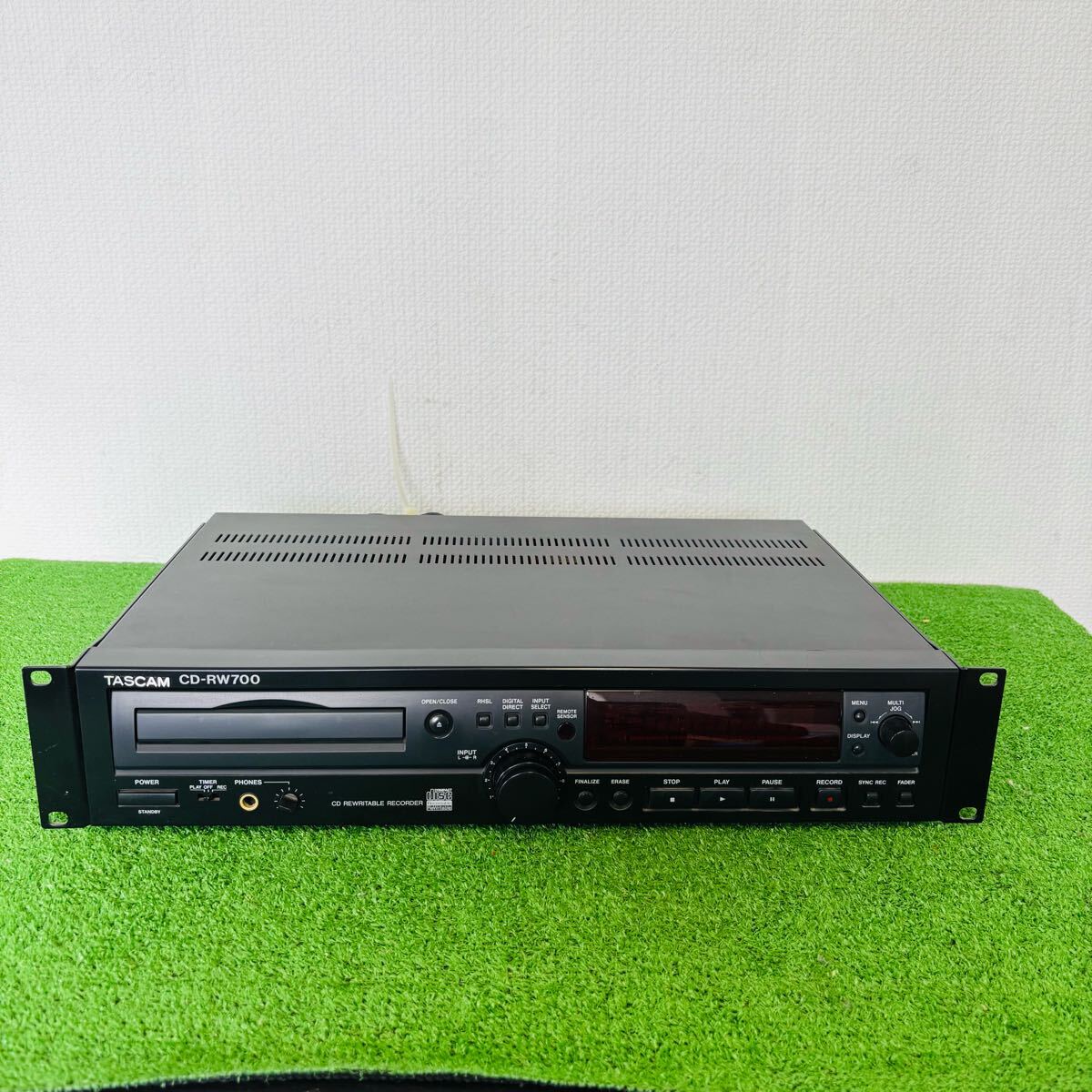 Yahoo!オークション - a236 TASCAM 業務用 CDレコーダー CD-RW700 ジャ...