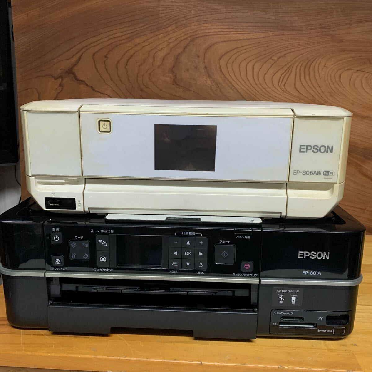 Yahoo!オークション - EPSON EP-806AW EP-801A エプソン インクジェッ...