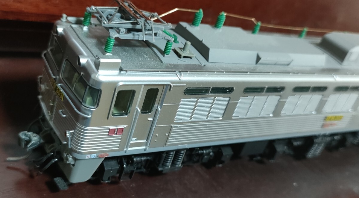 Yahoo!オークション - HO EF81 303電気機関車（銀釜）TOMIX製