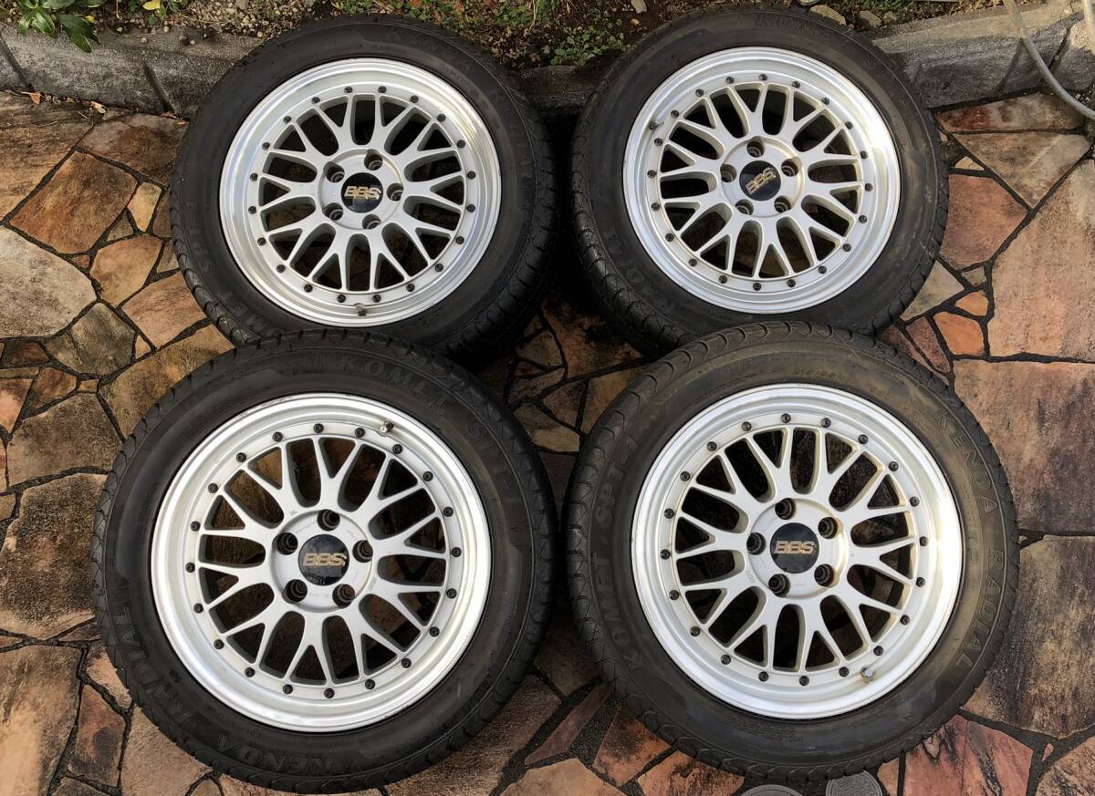 BBS LM 17 ホイール 215-55-17 タイヤ 4本 エスティマ などに(ラジアルタイヤ)｜売買されたオークション情報、yahooの商品情報をアーカイブ公開 - オークファン ...