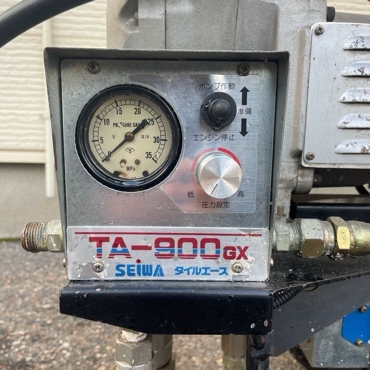 Yahoo!オークション - SEIWA 精和産業 タイルエースTA-900GX 吹付 圧送...