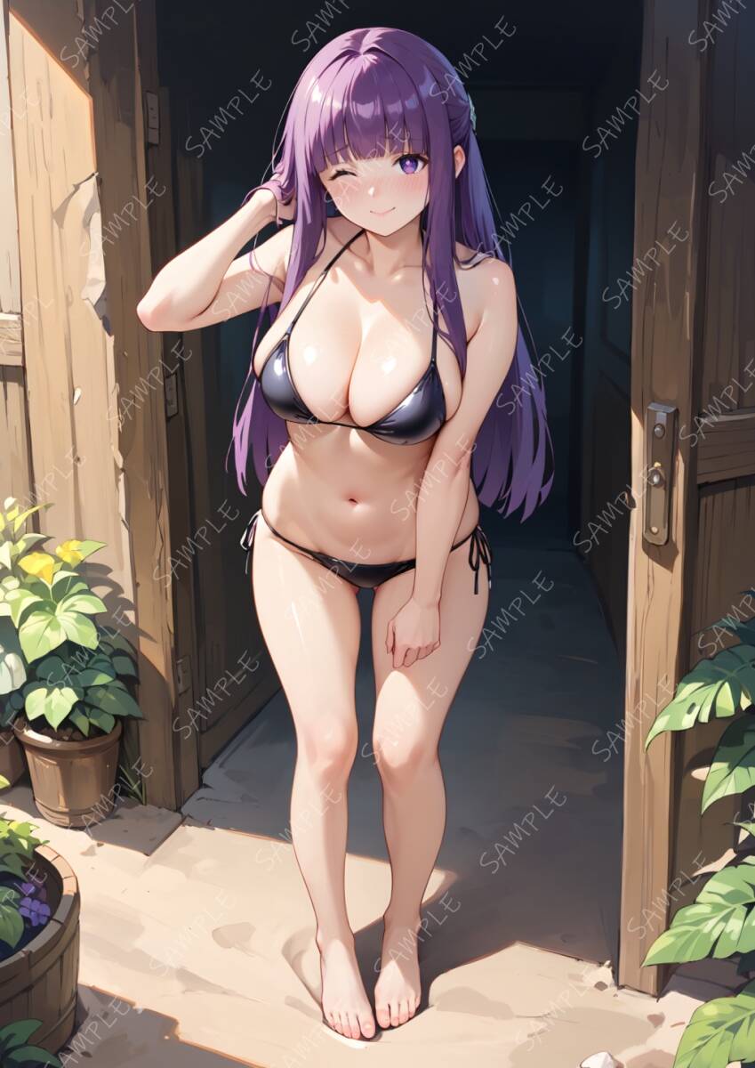 Yahoo!オークション - 【A4 ポスター 美女 4k 高画質】 葬送のフリーレ...