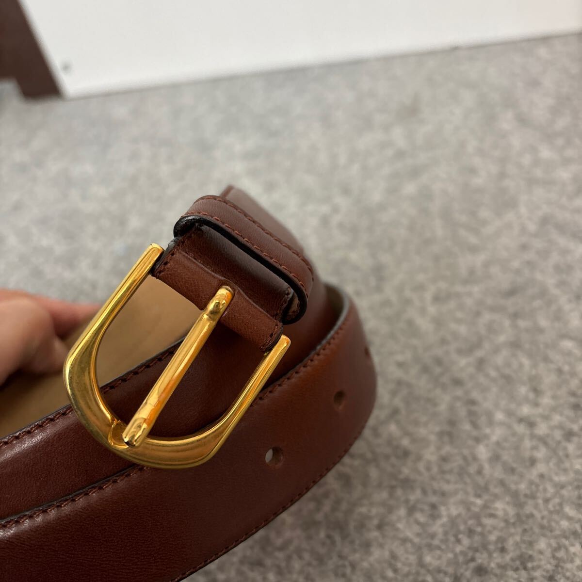 Yahoo!オークション - T346 NINA RICCI ニナリッチ クロコダイル ベル...