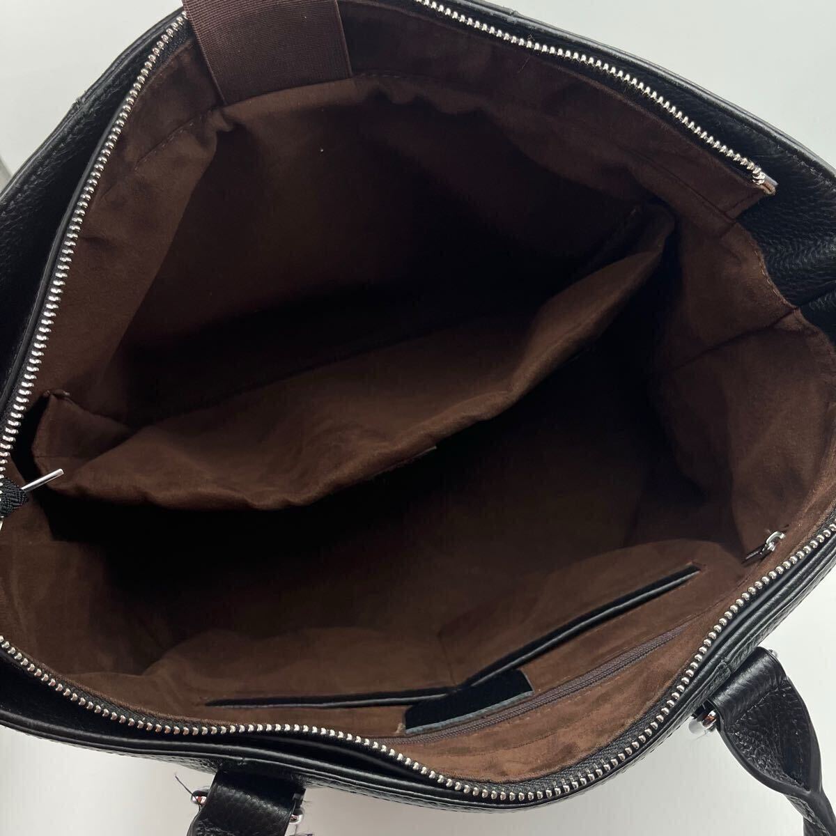 Yahoo!オークション - 極美品 本革 A4収納 肩掛け シボレザー トートバ...