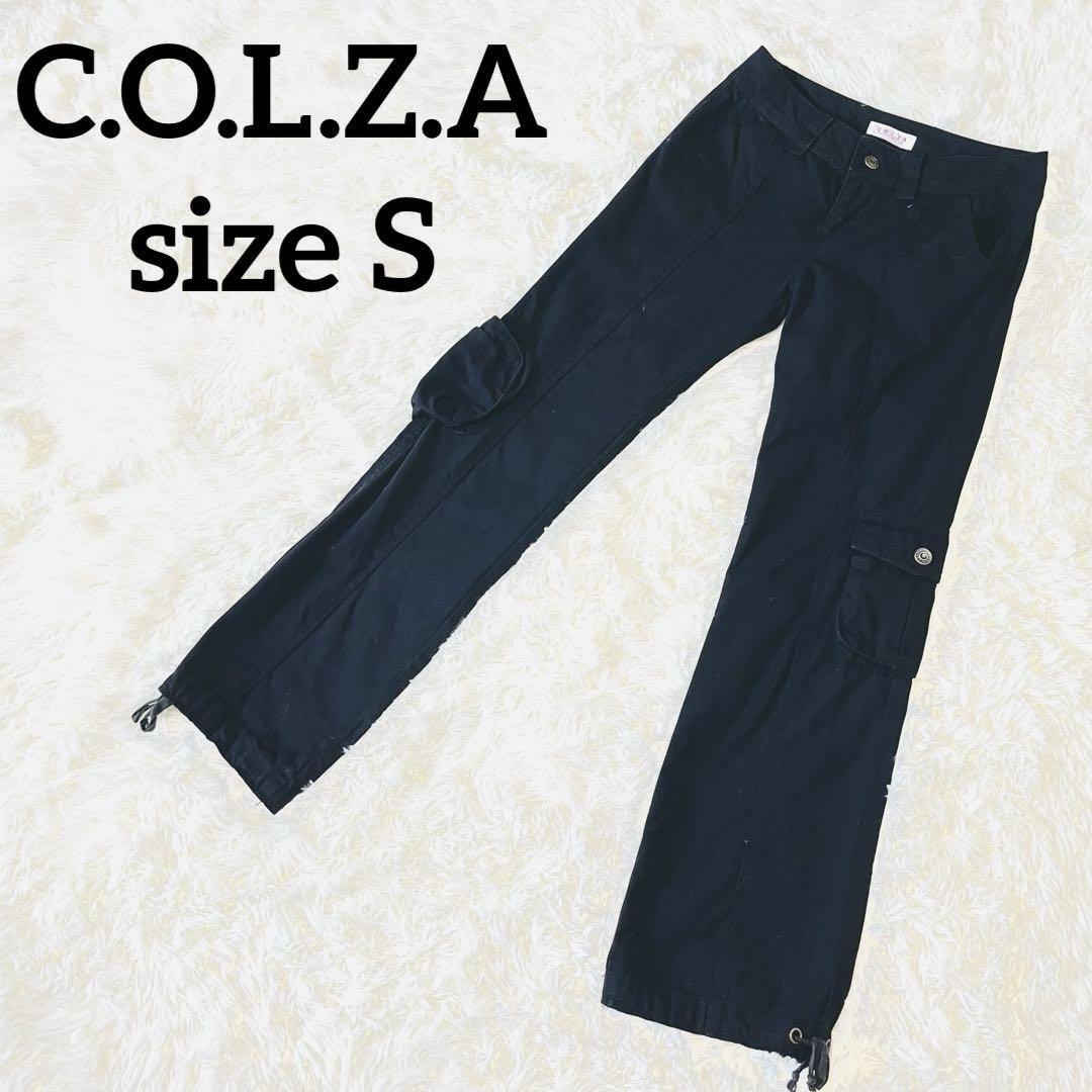 Yahoo!オークション - colza コルザ パンツ 黒 ワークパンツ カーゴパ...