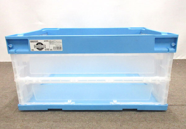 Yahoo!オークション - 送料300円(税込) oi423 ASKUL 折りたたみコンテ...