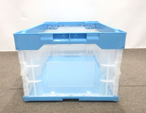 Yahoo!オークション - 送料300円(税込) oi423 ASKUL 折りたたみコンテ...